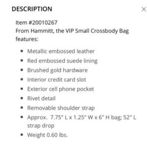 Hammitt | Bags | Nwt Hammitt Vip Small Gold Suede Leather Crossbody ...